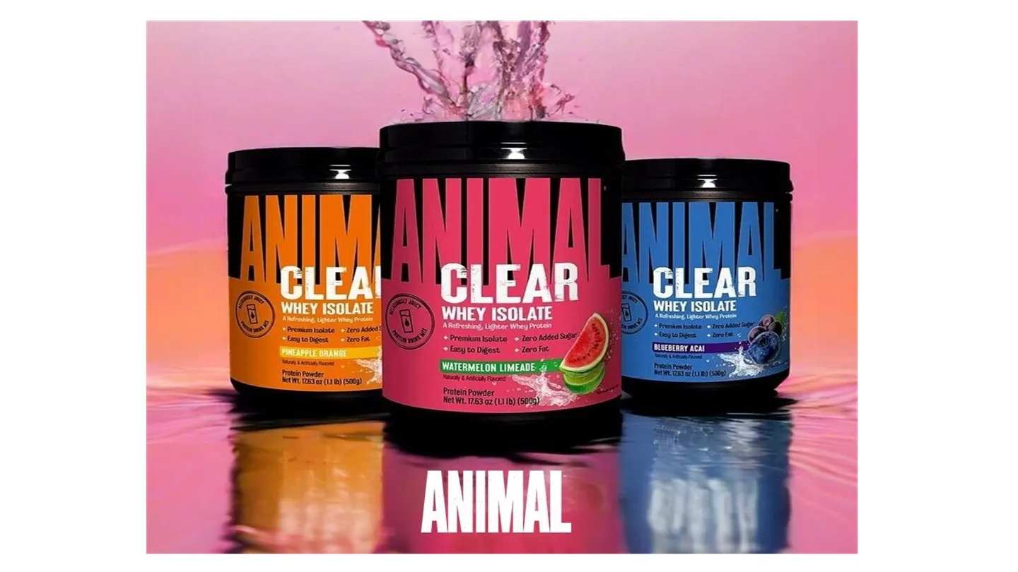 Animal brand introduces Animal Clear Whey Isolate supplement